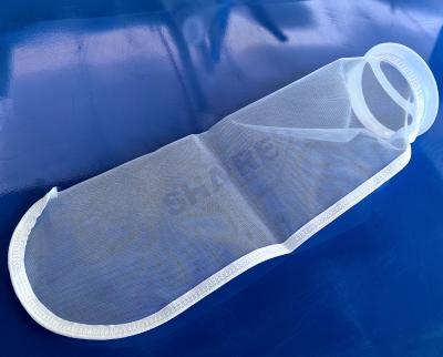 China 30-33-42-50-52-55-60-75 Micron um Nmo Nylon Mesh Filter Bags for sale