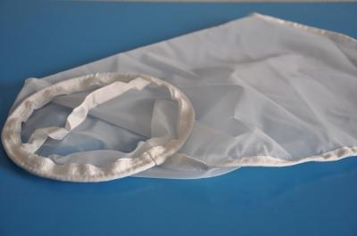 China Stitched / Sewn Nmo Monofilament Nylon Mesh Filter Bags 25 Microns Auto Industrial Spray Painting Filter Bags for sale