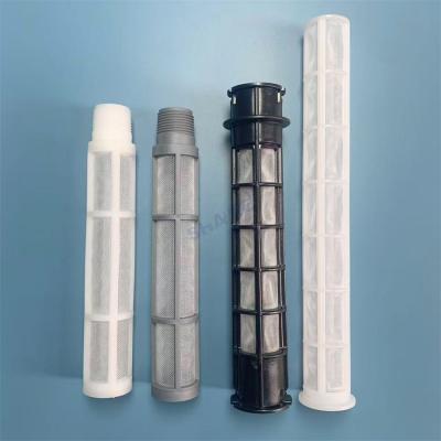 China Molded Fuel Pump Filter Φ32x190mm Diesel Strainer With Nylon Mesh Screen for sale