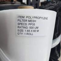 China 500 Micron Polypropylene Monofilament Filter Mesh 36% Open Area for sale