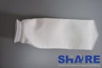 China Plastic Flange Top Felt Filter Bags Used For Industry Filter House for sale