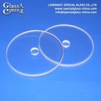 China High Transmission Fused Silica Lens Optical Borosilicate Glass Wafer Disc Optical Lens for sale