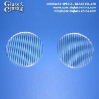 China Custom Optically Finishing Flat Borosilicate Glass Lens With Linear Surface for sale