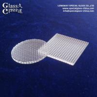 China OEM Borosilicate Linear Glass Spread Lens For Lighting Fixtures for sale