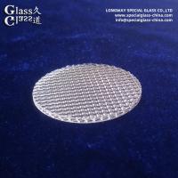 China Durable Textured Borosilicate Glass Lens For Diffused Led Lighting Fixtures for sale