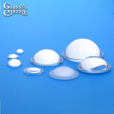 China Customized Molding Borosilicate Glass Lens Led Light Lenses Irregular Shape for sale