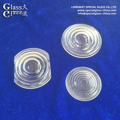 China Thermal Resistance Efficient Borosilicate Fresnel Led Lens For Lighting Fixtures for sale