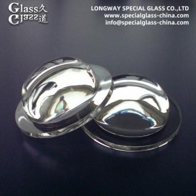 China Durable Optical Borosilicate Lamp lens Cover Underwater LED Light Lenses for sale