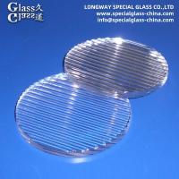 China Borosilicate Float Glass‌ Led Light Lens Scratch Resistant‌ Linear Spread Lens for sale