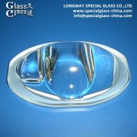 China Durable Borosilicate Glass 3.3 Cob Led Glass Lens For Outdoor Lighting for sale