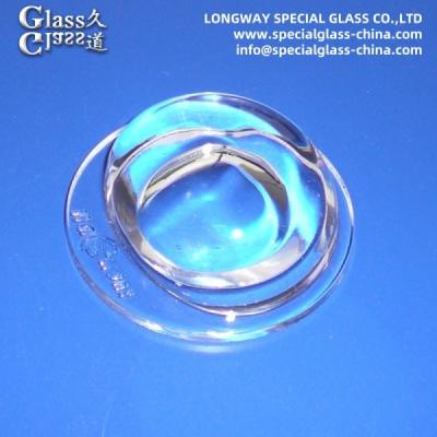 China OEM Optical Borosilicate Glass Led Diffusing Lens For Led Light Lens for sale