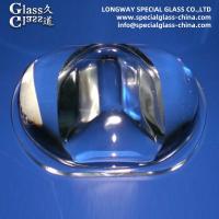 China Street Light Cob Led Glass Lens From Borosilicate Glass 3.3 OEM Available for sale