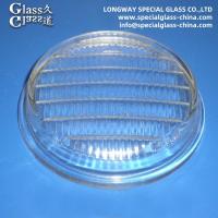 China Durable Molded Borosilicate Headlight Glass Cover For Outdoor Lighting System for sale