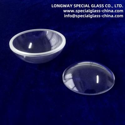 China OEM Bk7 JGS1 JGS2 Optical Glass Dome Lenses For Camera And CCTV for sale