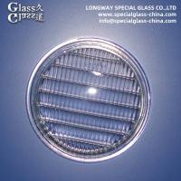 China Custom Textured Soda Lime Glass Light Cover For Diffuse Light Lamp Cover for sale