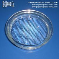 China Custom Textured Soda Lime Glass Light Cover For Diffuse Light Lamp Cover for sale