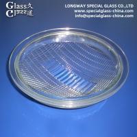 China OEM Moulded Soda Lime Glass Lamp Cover Lens For Outdoor Light for sale