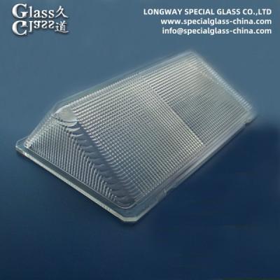 China High Clarity Borosilicate Glass Lamp Cover For Industrial Light for sale