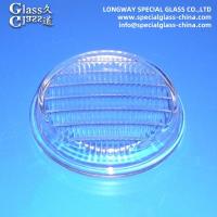 China Custom High-Clarity Moulded Light Cover Lens From Soda Lime Glass for sale
