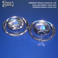 China OEM Pressed Borosilicate Glass Road Stud With Reflective Surface for sale