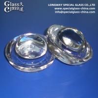 China OEM Pressed Borosilicate Glass Road Stud With Reflective Surface for sale