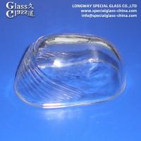 China Custom Thermal Resistant Lamp Lens Cover From Borosilicate Glass for sale