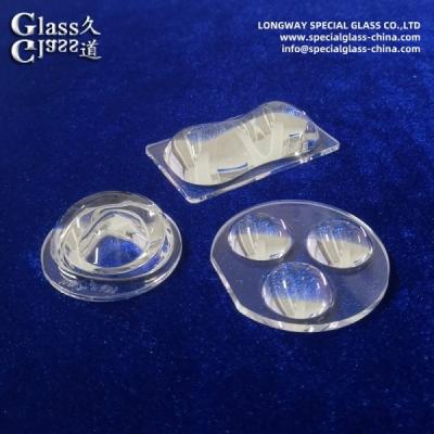 China Optically polishing Borosilicate Glass Led Lens For Spotlight for sale