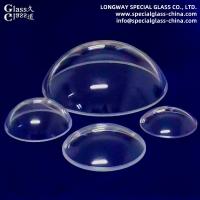 China High-Pressure Silica Glass Optical Dome Lens for Submersible Camera Housings for sale