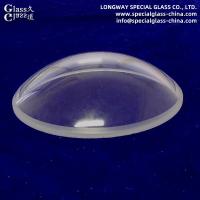 China High-Pressure Silica Glass Optical Dome Lens for Submersible Camera Housings for sale