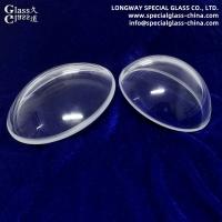 China High-Pressure Silica Glass Optical Dome Lens for Submersible Camera Housings for sale