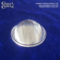 China Custom Borosilicate Glass Aspheric LED Lens for Enhancing LED Efficiency for sale