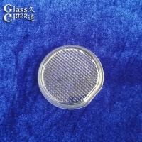 China Durable Molded Textured Glass Light Shade for Outdoor Fixtures for sale