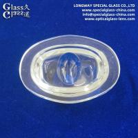 China Durable Optical Borosilicate Glass Street Light Cob Led Lenses for sale