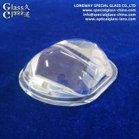 China Durable Borosilicate Glass 3.3 Cob Led Glass Lens For Outdoor Lighting for sale