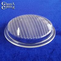 China Durable Molded Borosilicate Headlight Glass Cover For Outdoor Lighting System for sale