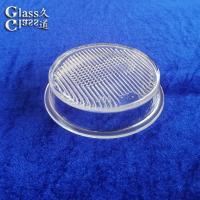 China OEM Moulded Soda Lime Glass Lamp Cover Lens For Outdoor Light for sale