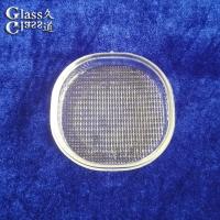 China Custom High-Clarity Moulded Light Cover Lens From Soda Lime Glass for sale