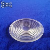 China Durable Thermal Resistance Borosilicate Fresnel Glass For Stage Lighting Equipment for sale