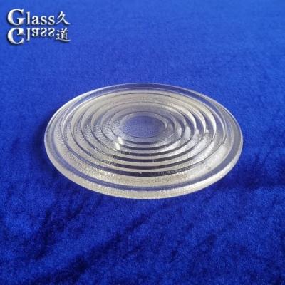 China Durable Thermal Resistance Borosilicate Fresnel Glass For Stage Lighting Equipment for sale