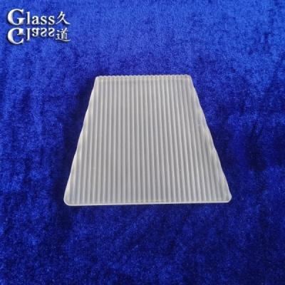 China Durable Linear Textured Sandblasting Glass For Ambient Mood Lighting Cover for sale