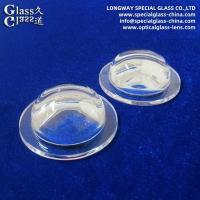 China Durable Borosilicate Glass Shatterproof Led Lens For Safety Lighting for sale