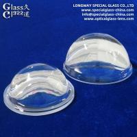 China Durable Borosilicate Glass Shatterproof Led Lens For Safety Lighting for sale