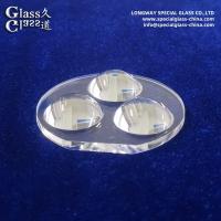 China Custom Borosilicate Glass Beam-shaping LED lens for specialty lighting effects for sale