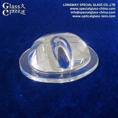 China Durable Optical Glass Asymmetric LED Lens‌ Optimized For Street Lighting for sale