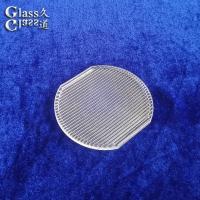 China Custom High Clarity Patterned Textured Glass Cover For Spotlighting for sale
