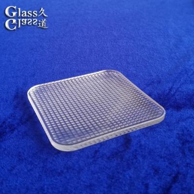 China Custom High Clarity Patterned Textured Glass Cover For Spotlighting for sale