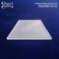 China Durable Linear Textured Sandblasting Glass For Ambient Mood Lighting Cover for sale