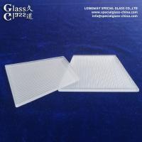 China Durable Linear Textured Sandblasting Glass For Ambient Mood Lighting Cover for sale