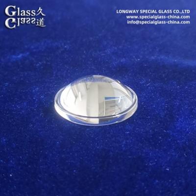 China Custom Shatterproof High Transmission Borosilicate Glass LED Spotlight Lens for sale
