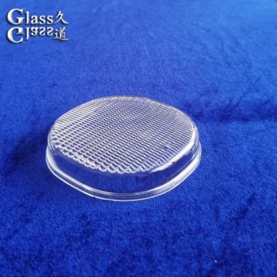 China Durable Molded Borosilicate Glass LED Lens Cover for Directional Lighting for sale